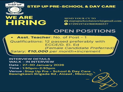 STEP UP PRE-SCHOOL & DAY CARE || WE ARE HIRING